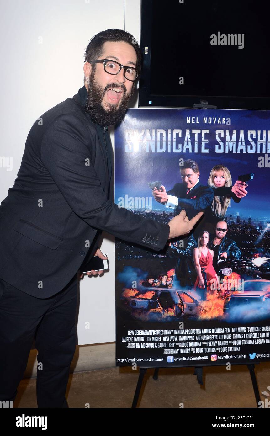 David McAbee at the "Syndicate Smasher" Premiere at the Downtown ...