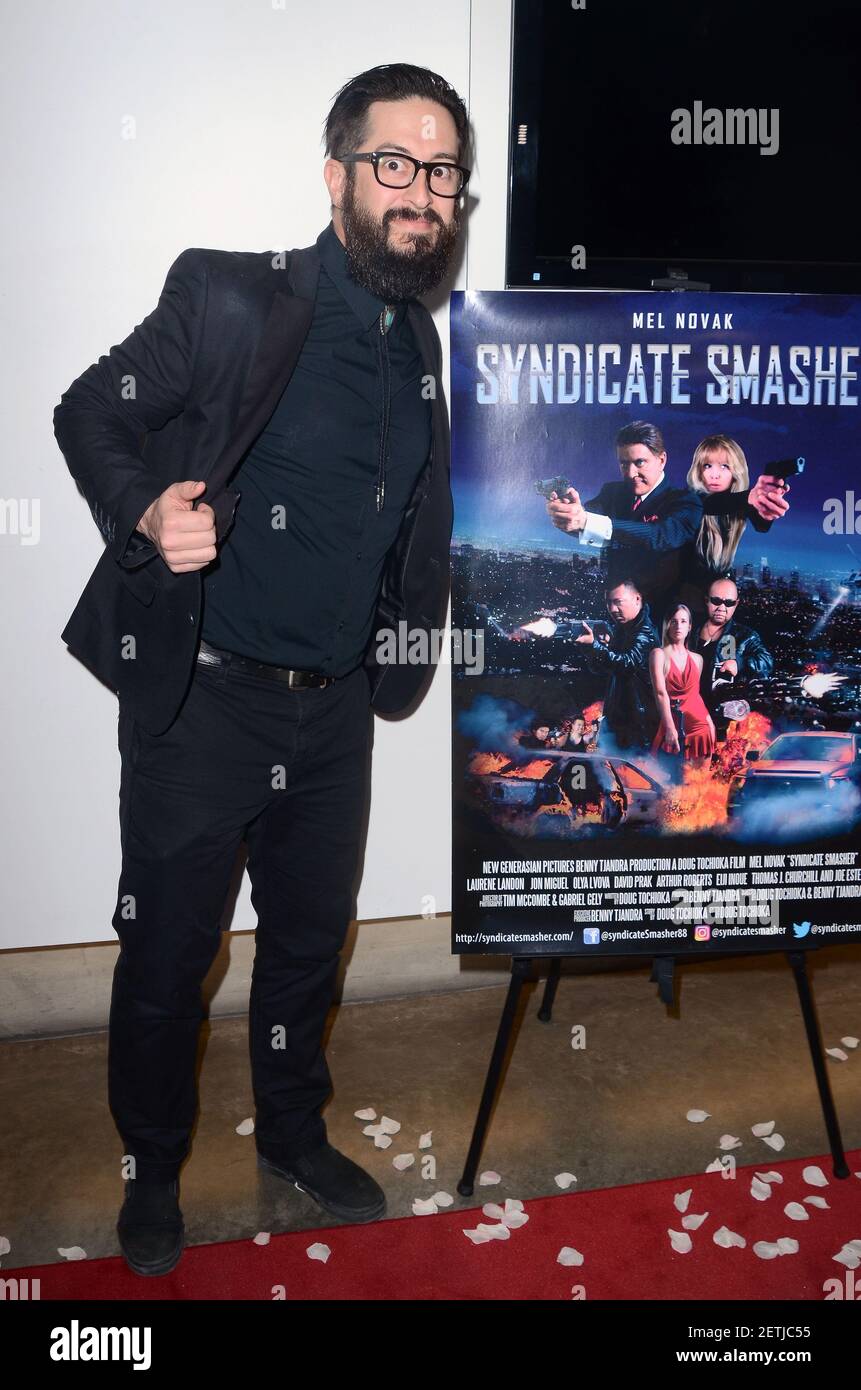David McAbee at the "Syndicate Smasher" Premiere at the Downtown ...