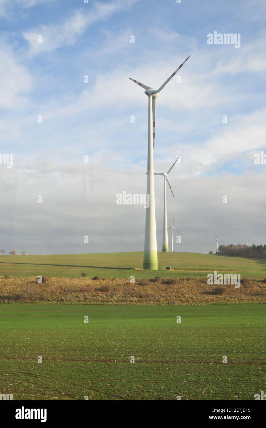 wind mill power farm amazing shot Stock Photo - Alamy