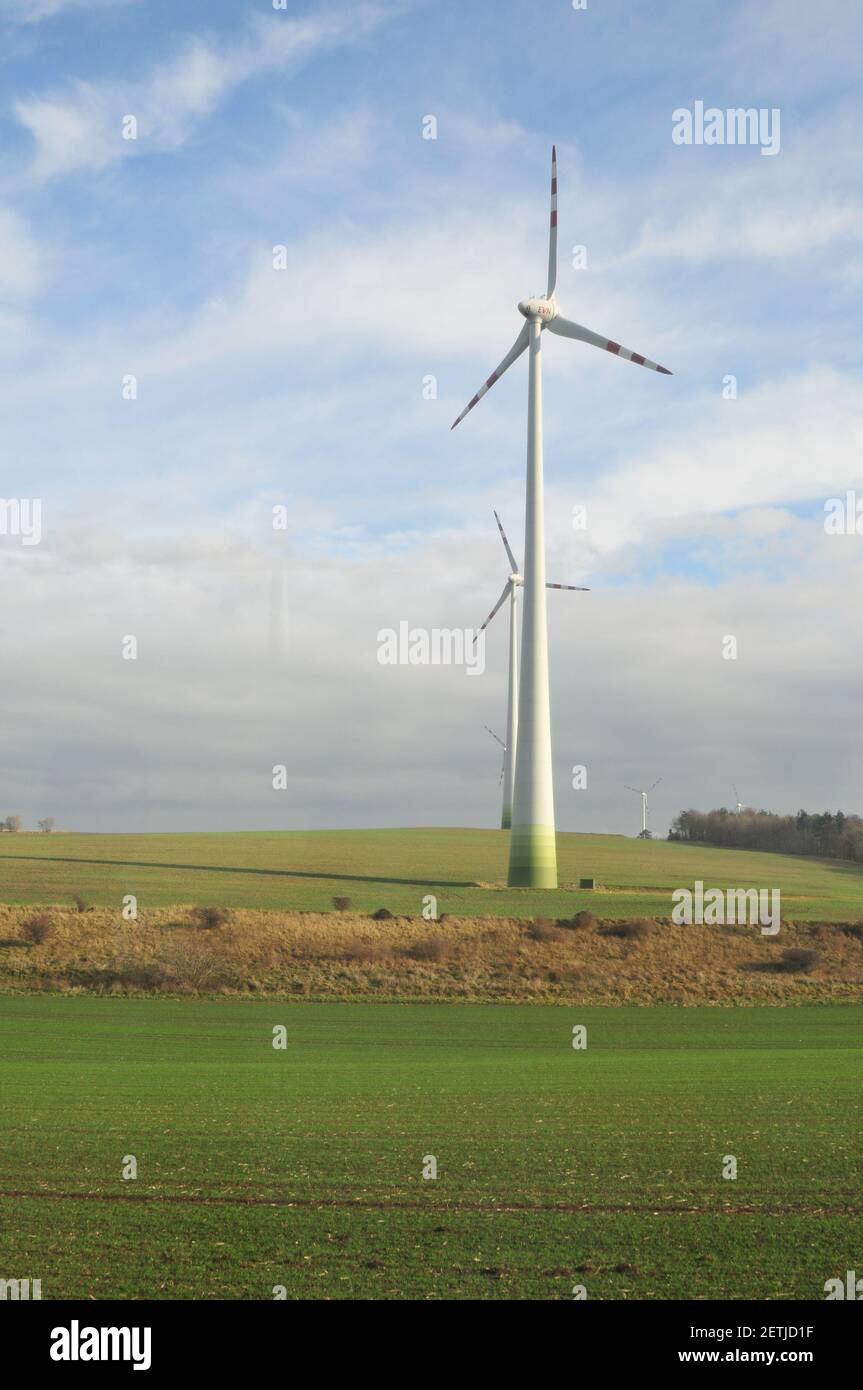wind mill power farm amazing shot Stock Photo - Alamy