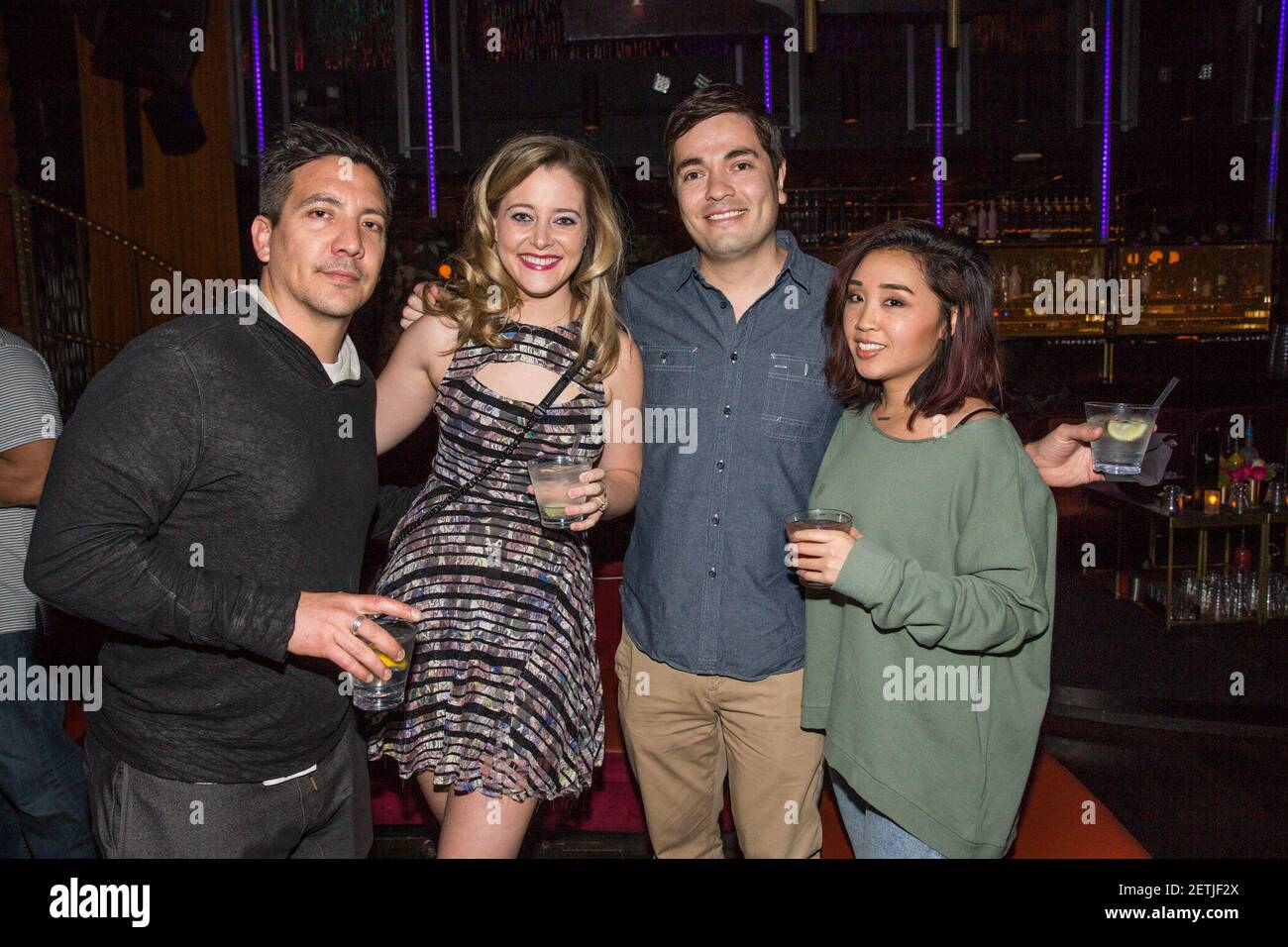 Steve Ponc, Ashley Dunlap, Steve Nanino and Nicole Wong attend the ...