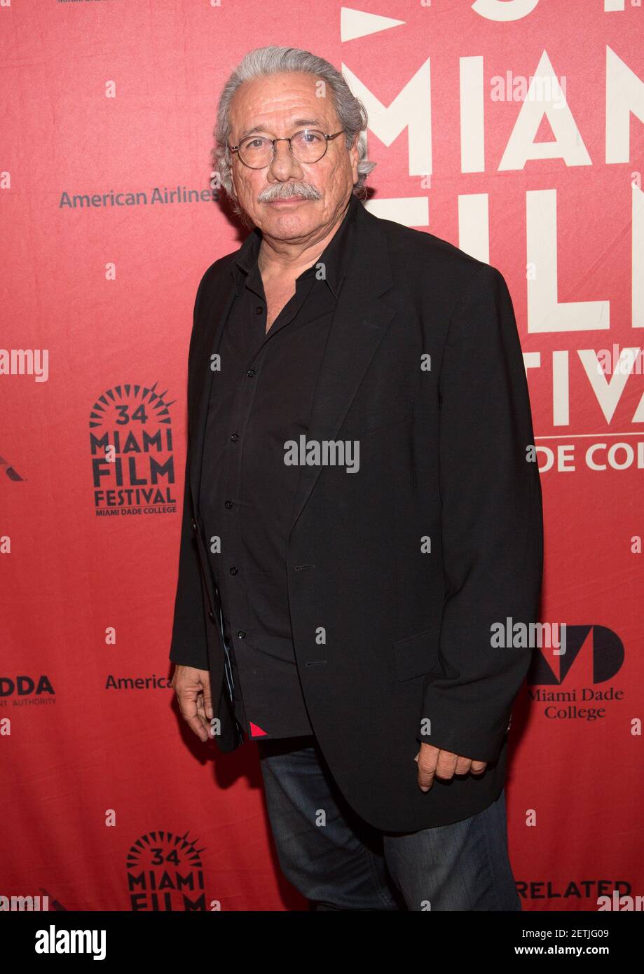 MIAMI, FLORIDA - MARCH 11: Actor Edward James Olmos is seen during the ...