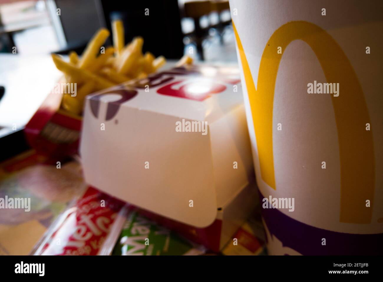 istanbul/Turkey - January 29 2020 : mc donalds big mac menu closer ...