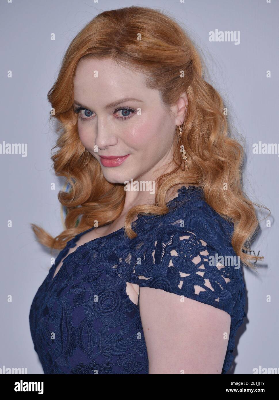 Christina Hendricks arriving at the UCLA Institute Of The Environment ...