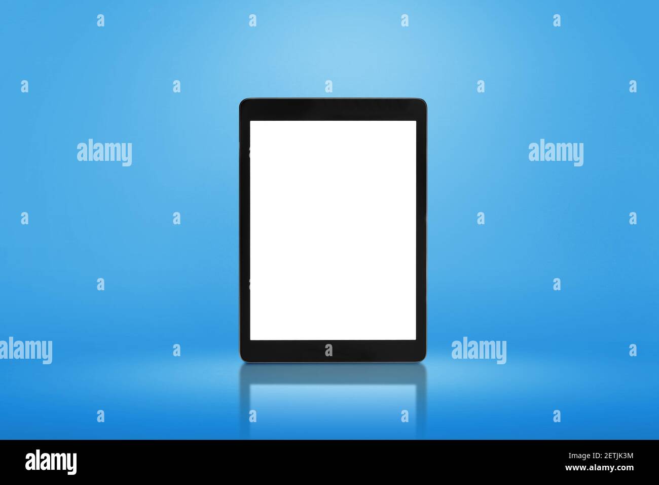 Blank tablet screens on a colored background. Blank tablet screen for ...