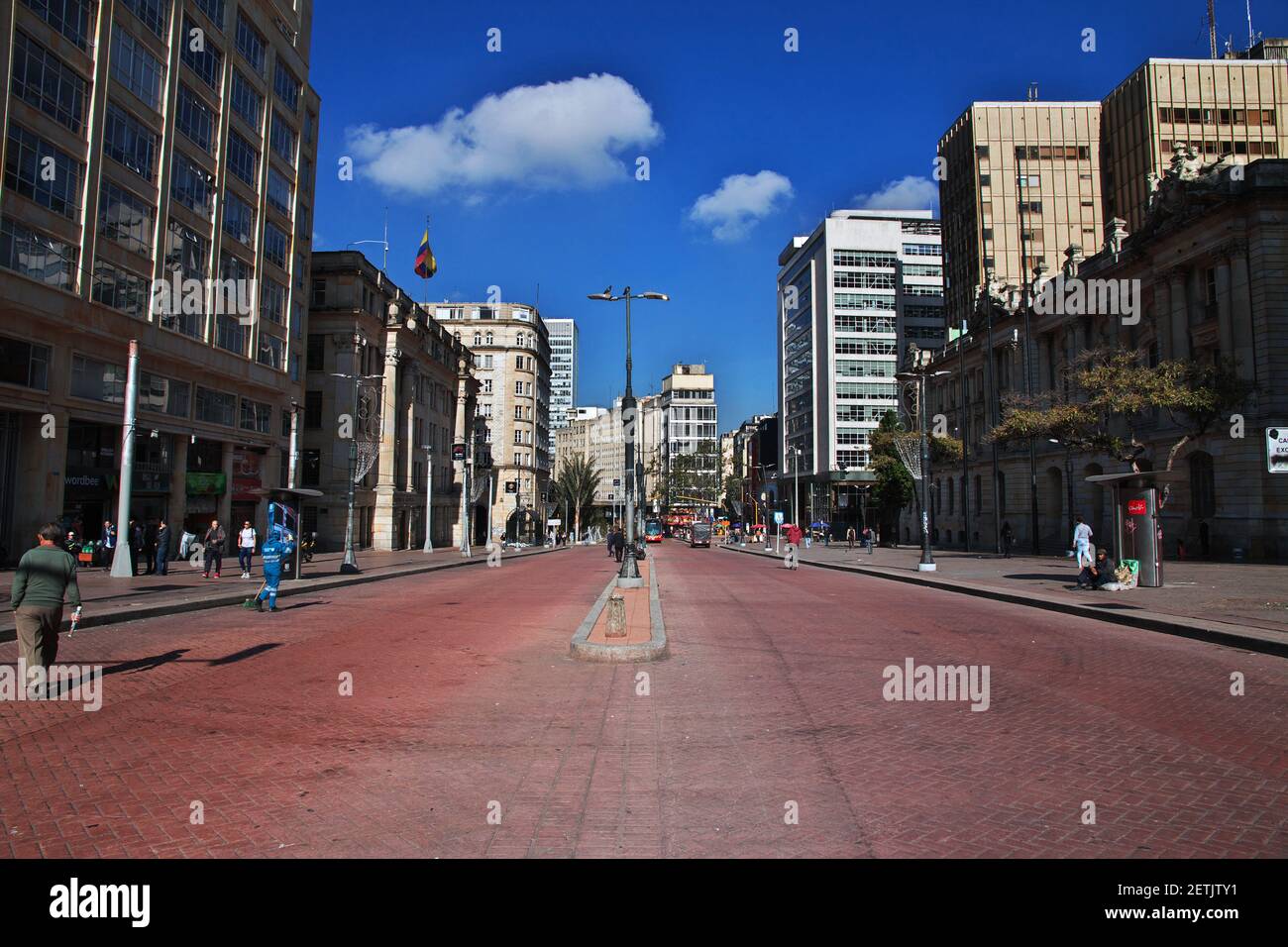 The street in Bogota, Colombia, South America Stock Photo - Alamy
