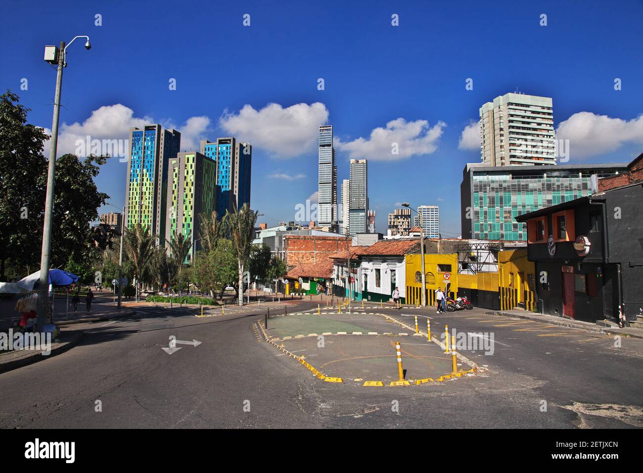 The street in Bogota, Colombia, South America Stock Photo - Alamy