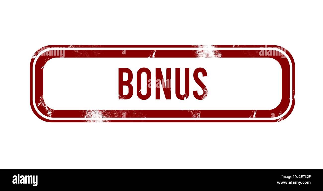 Bonus stamp sign seal Cut Out Stock Images & Pictures - Alamy