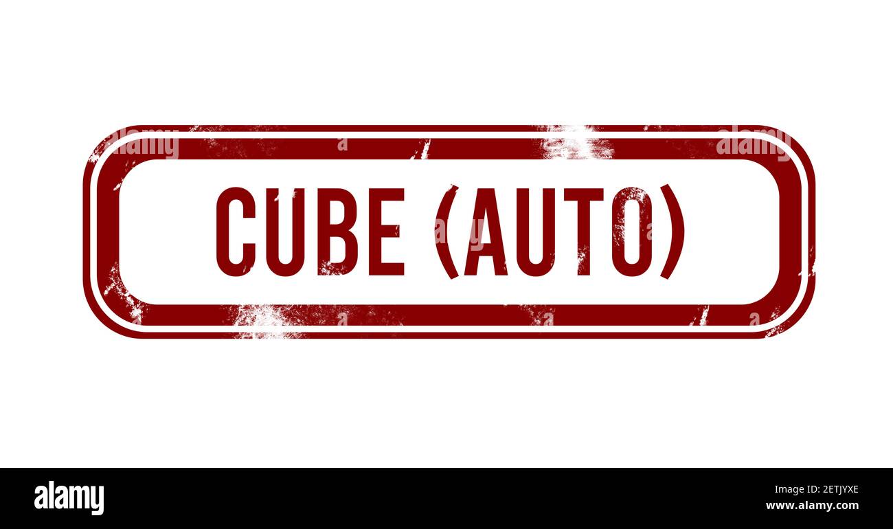Cube auto hi-res stock photography and images - Alamy