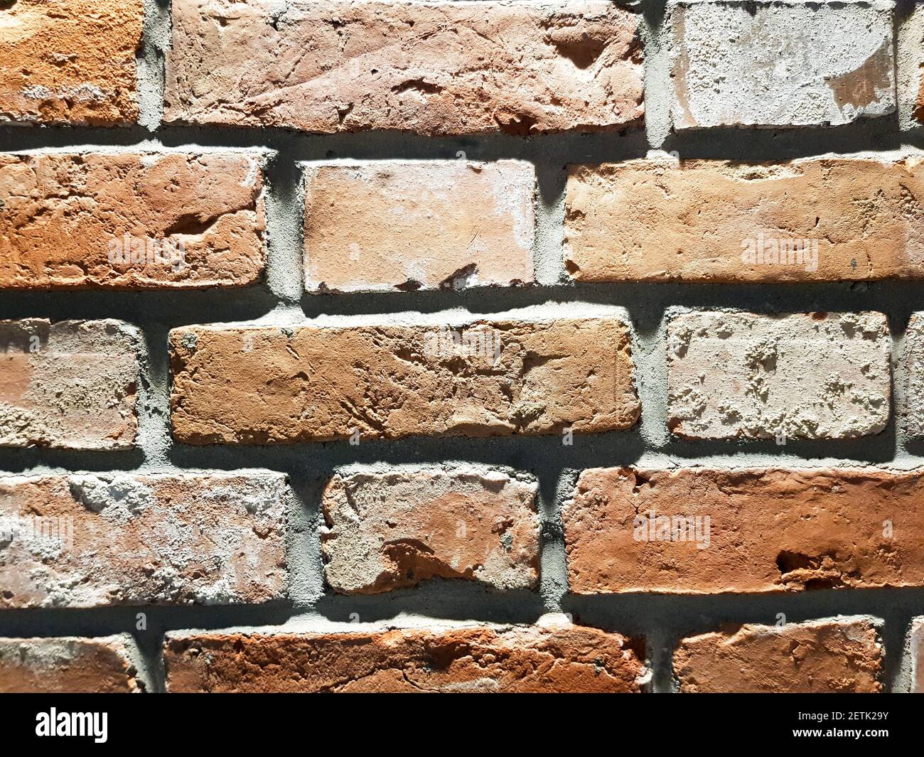 Red brick wall background. Close-up texture of red stone blocks Stock ...