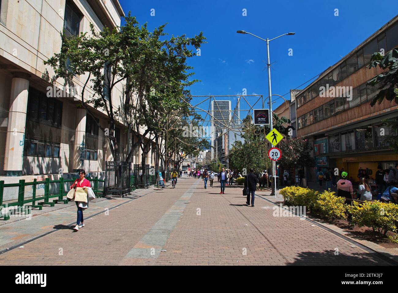 The street in Bogota, Colombia, South America Stock Photo - Alamy