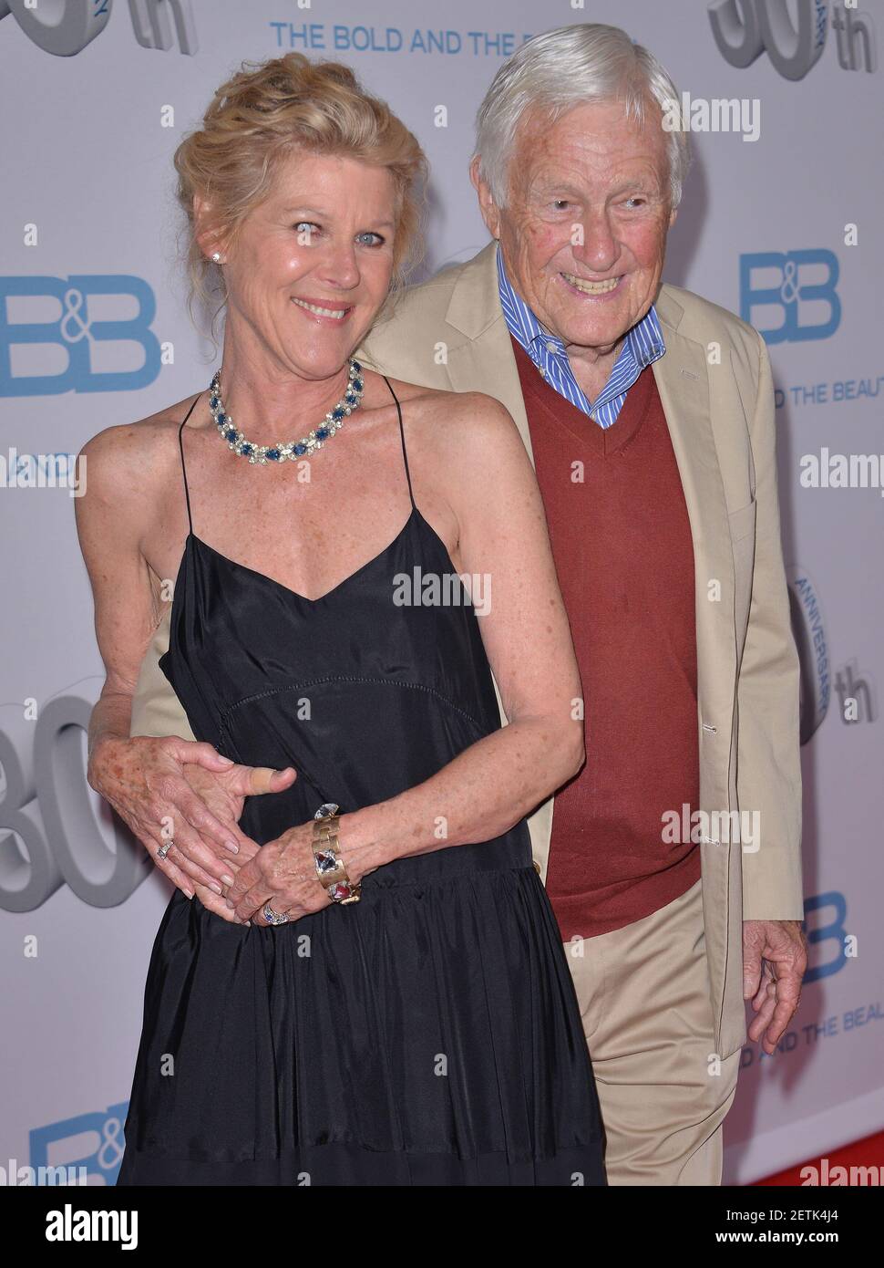 (L-R) Alley Mills and Orson Bean arriving at The Bold & the Beautiful ...