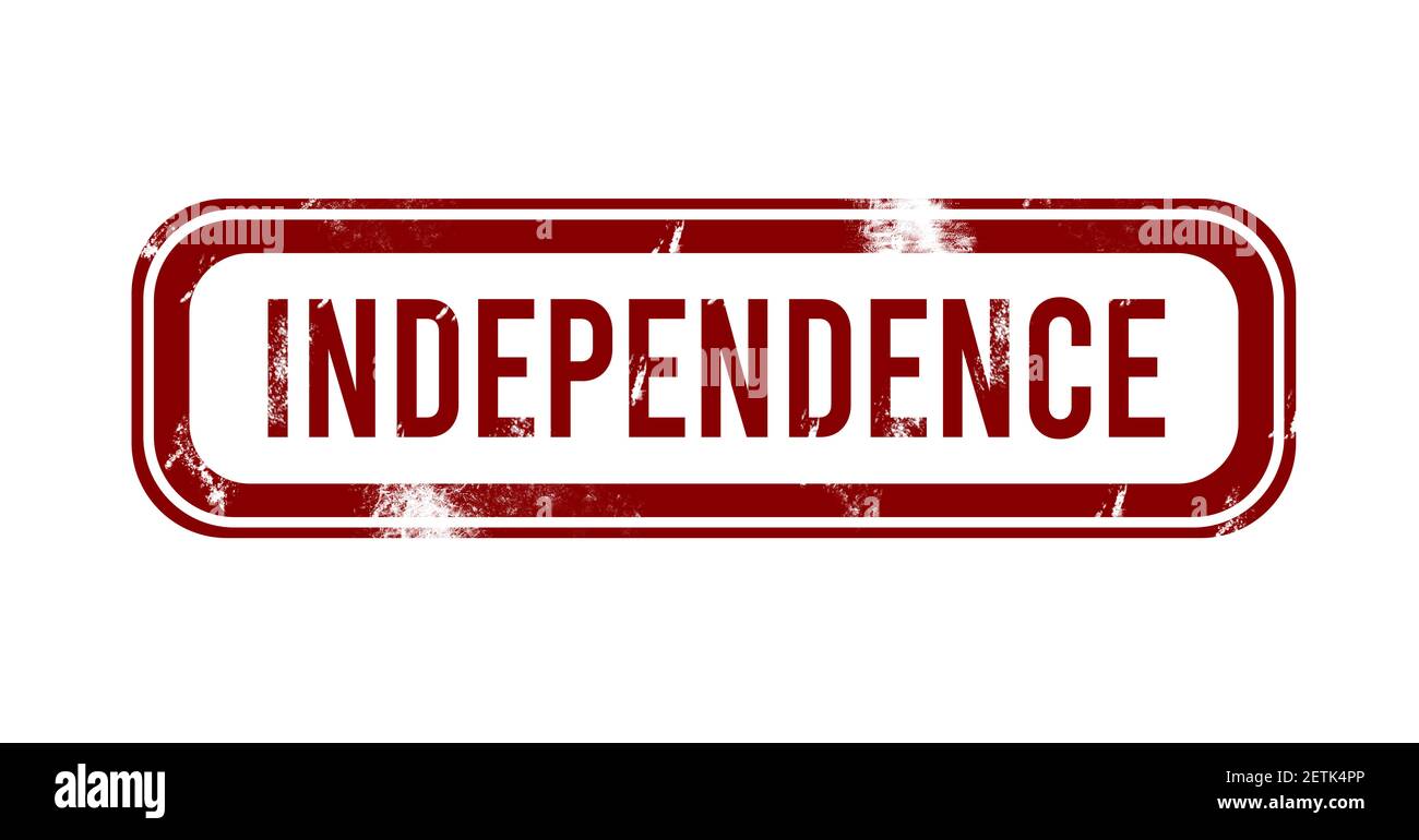 Independence day stamp Cut Out Stock Images & Pictures - Alamy