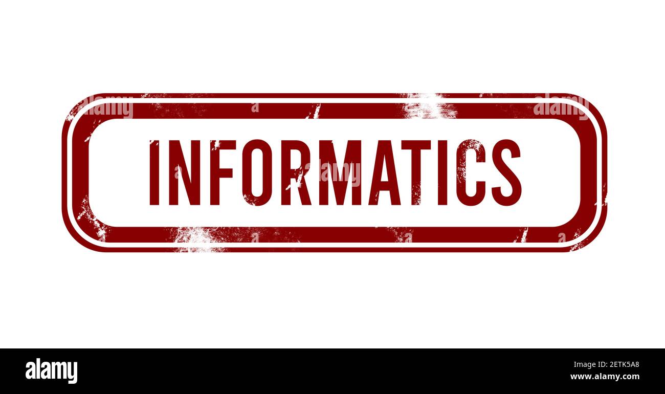 Informatics logo hi-res stock photography and images - Alamy
