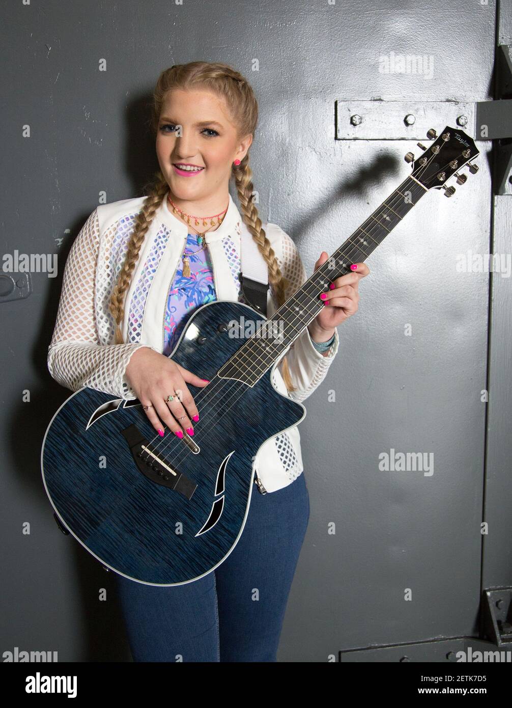 MIAMI, FLORIDA - MARCH 20: Singer composer Elise is seen during ...