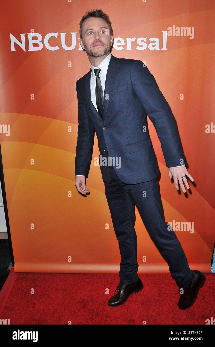Chris Hardwick arrives at the 2017 NBCUniversal Summer Press Day held ...