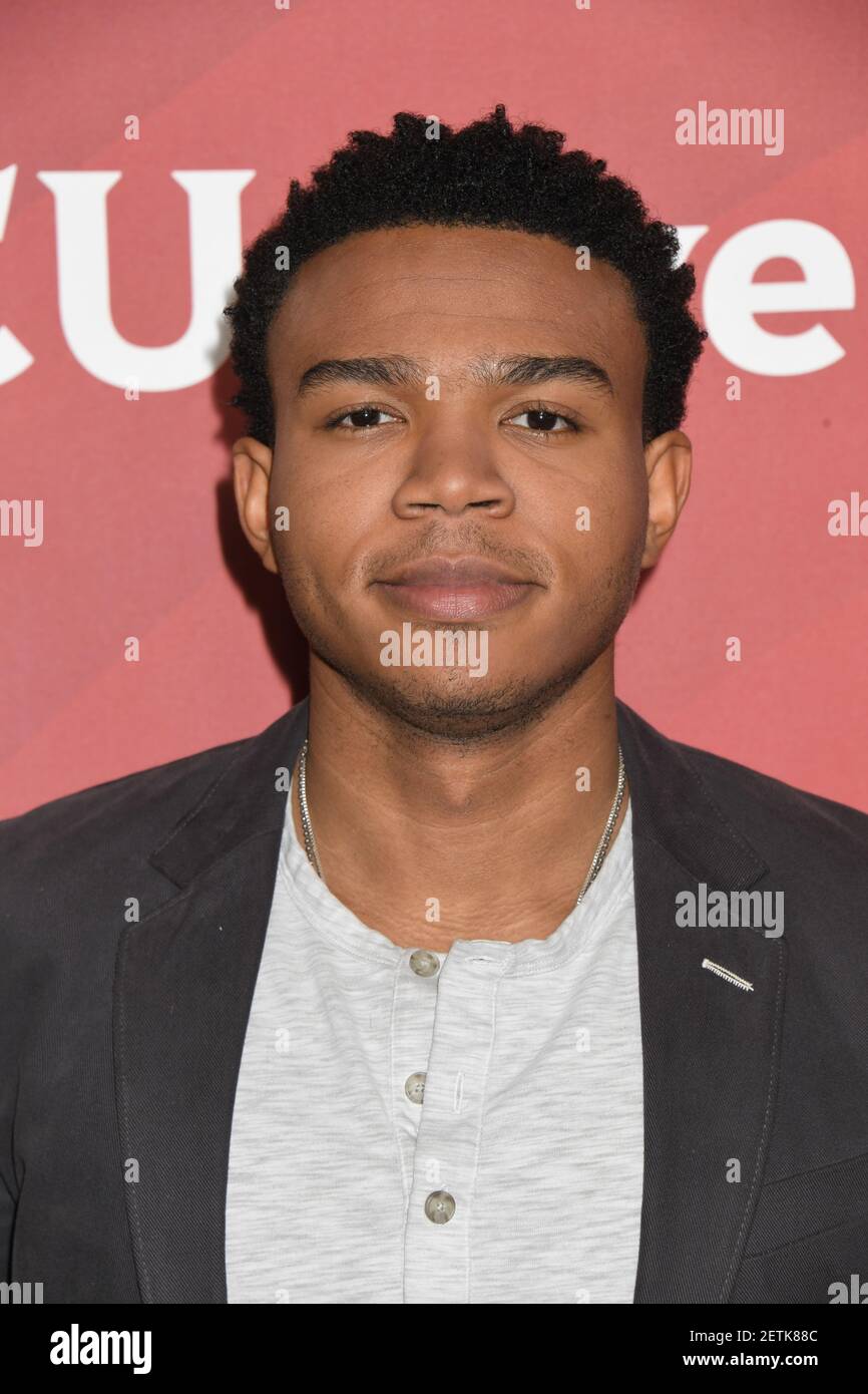 Robert Bailey Jr., attends the NBC 2017 Summer Tour Press Day, held at ...