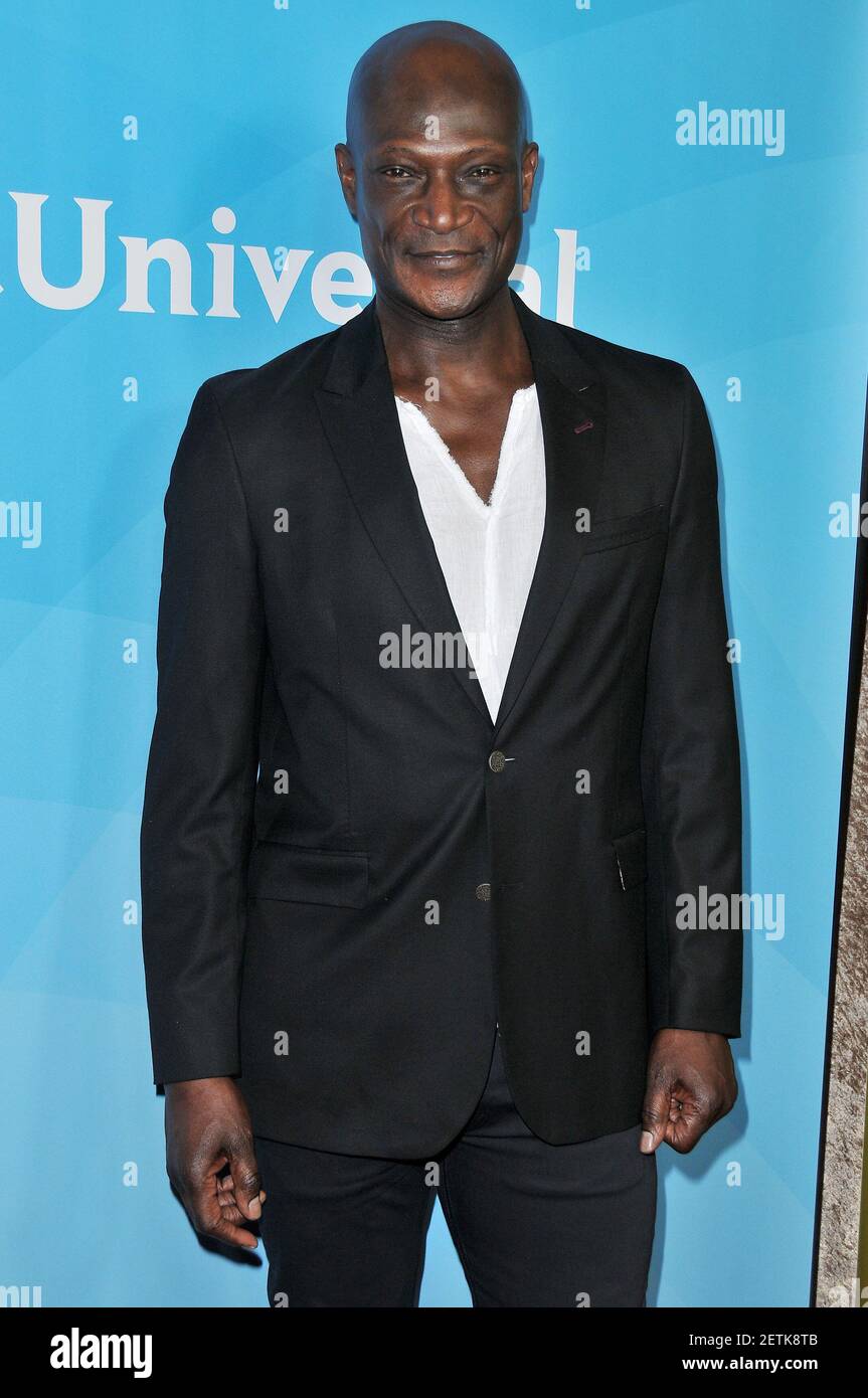 Peter Mensah arrives at the 2017 NBCUniversal Summer Press Day held at ...
