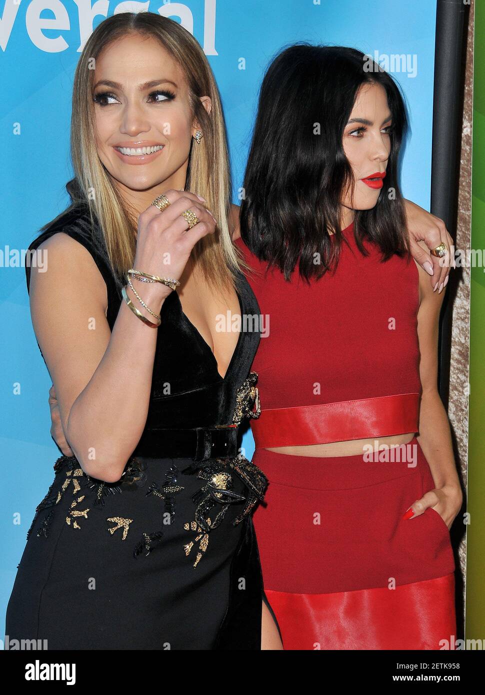 (L-R) Jennifer Lopez and Jenna Dewan Tatum arrives at the 2017 ...