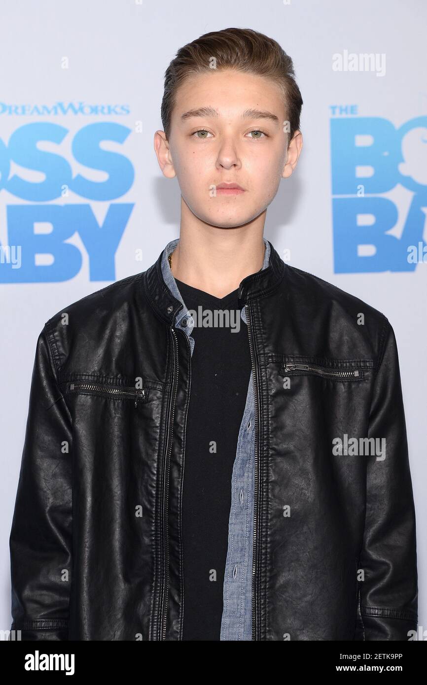 James Freedson-Jackson attends 'The Boss Baby' New York Premiere at AMC ...