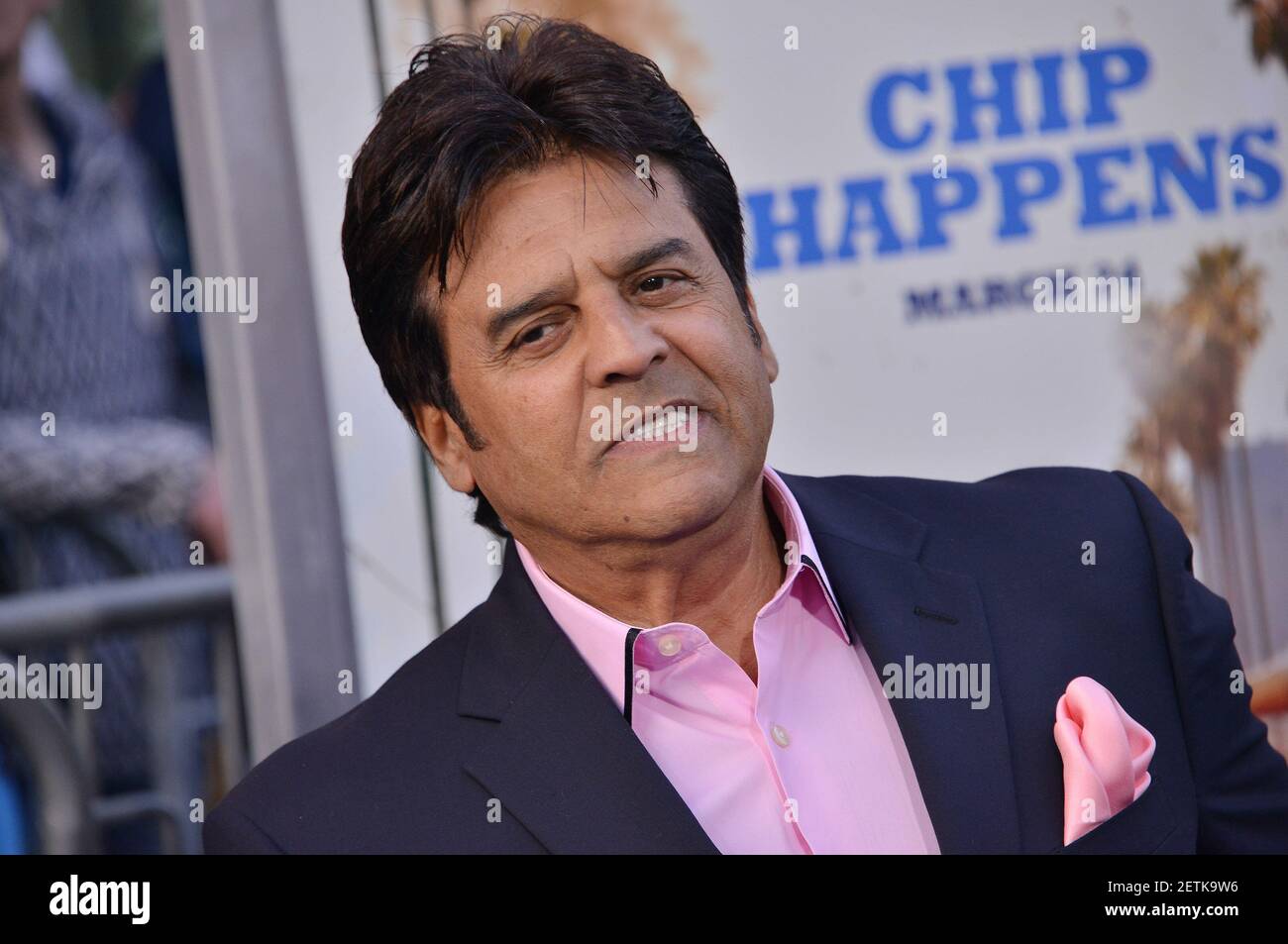 Erik Estrada arrives at the "CHIPS" Los Angeles Premiere held at the ...