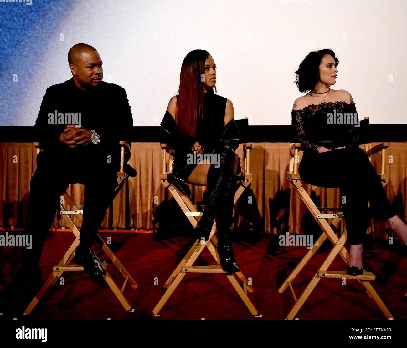 LOS ANGELES - MARCH 20: Xzibit, Serayah and Rumer Willis during the ...