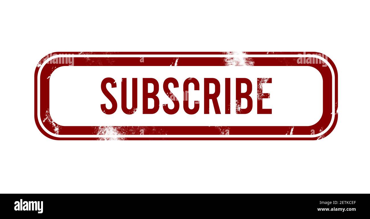 Label subscribe button hi-res stock photography and images - Alamy