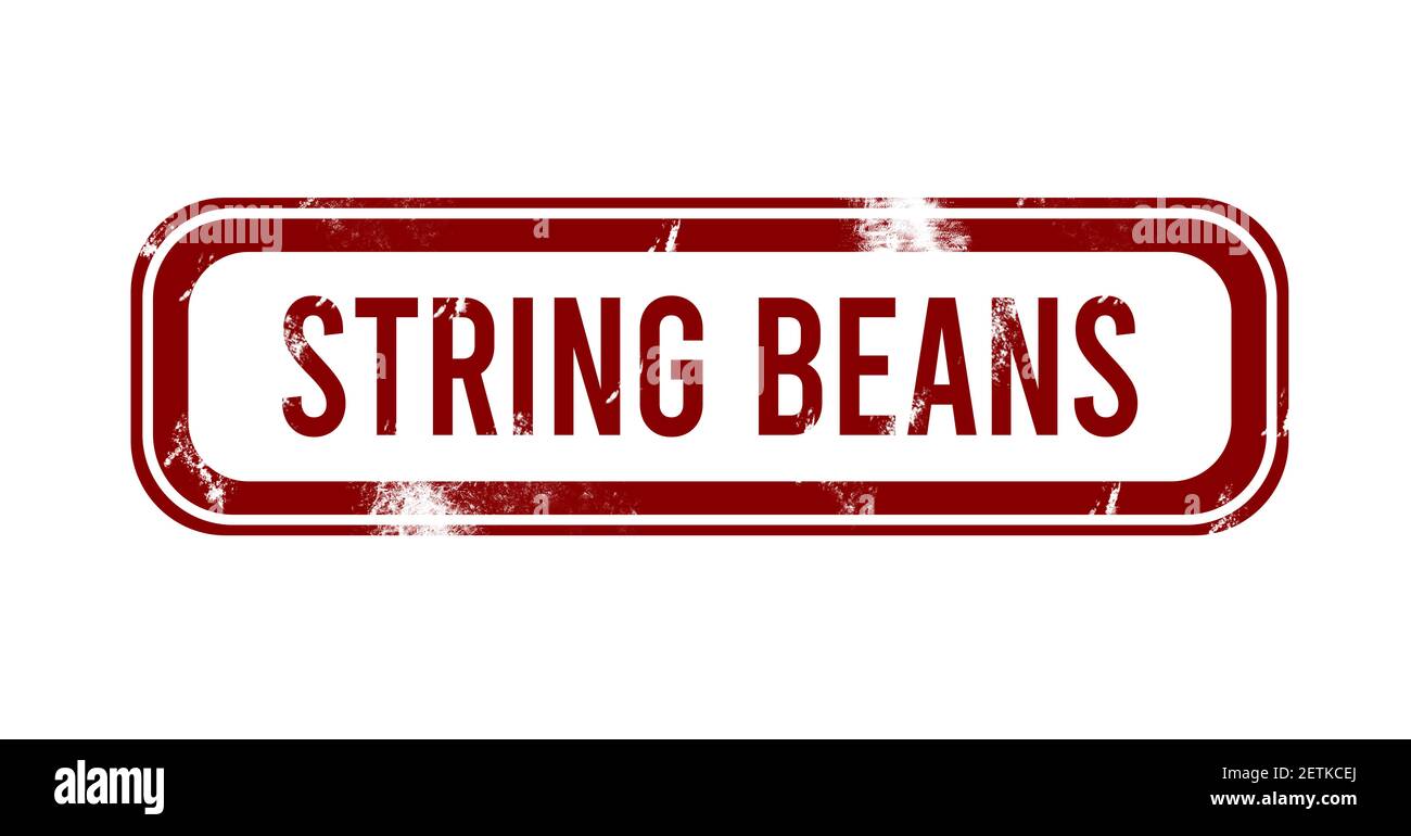 String beans illustration hi-res stock photography and images - Alamy