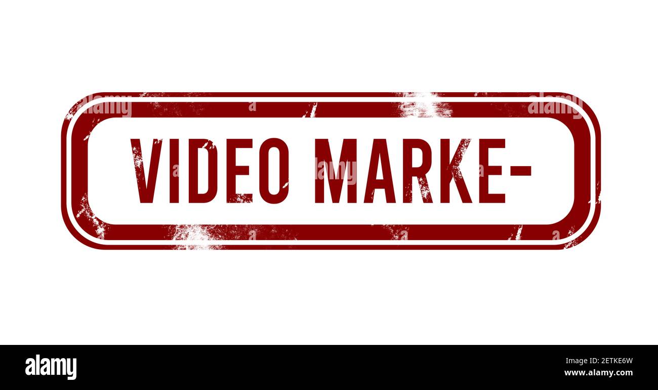 Video marketing stamp hi-res stock photography and images - Alamy