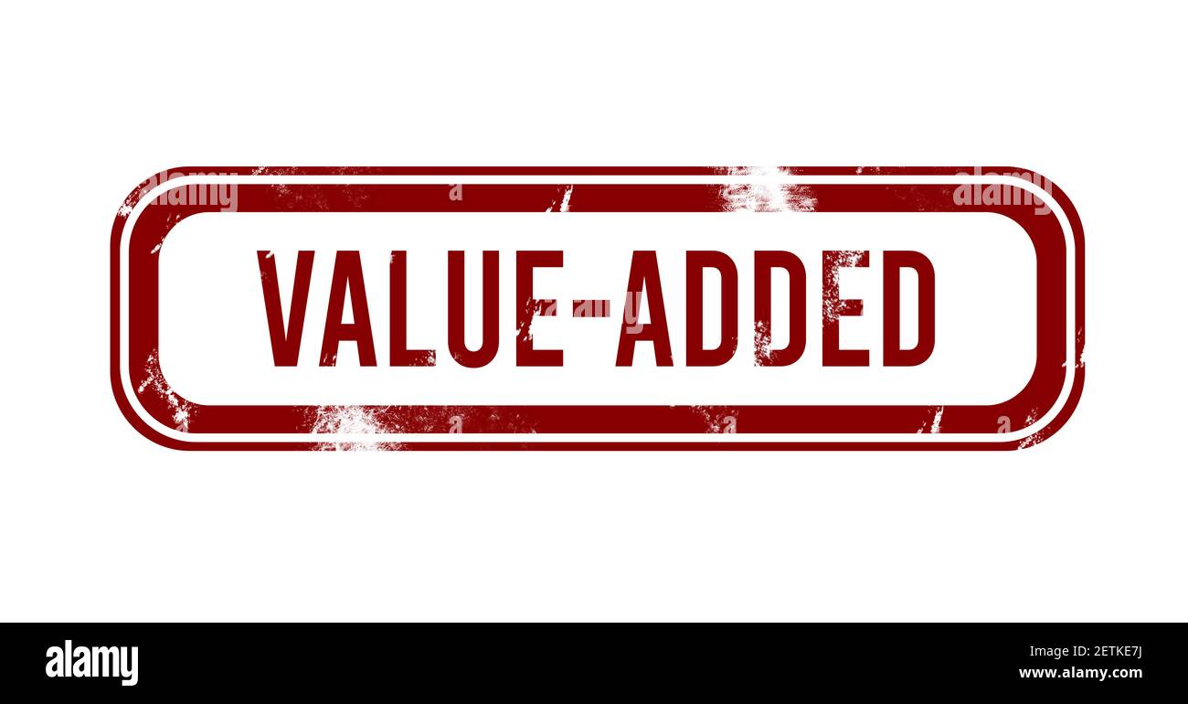 Added value stamp hi-res stock photography and images - Alamy
