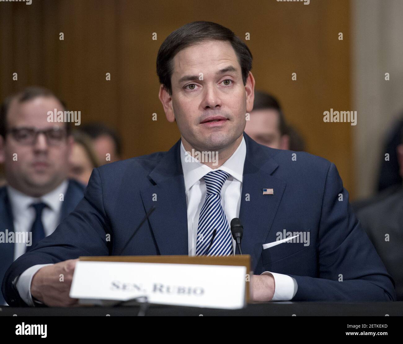 United States Senator Marco Rubio (Republican of Florida) makes a ...