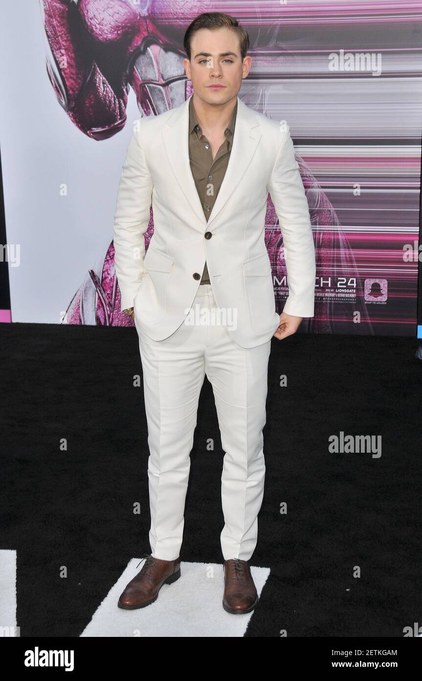 Dacre Montgomery arrives at "Saban's Power Rangers" Los Angeles ...