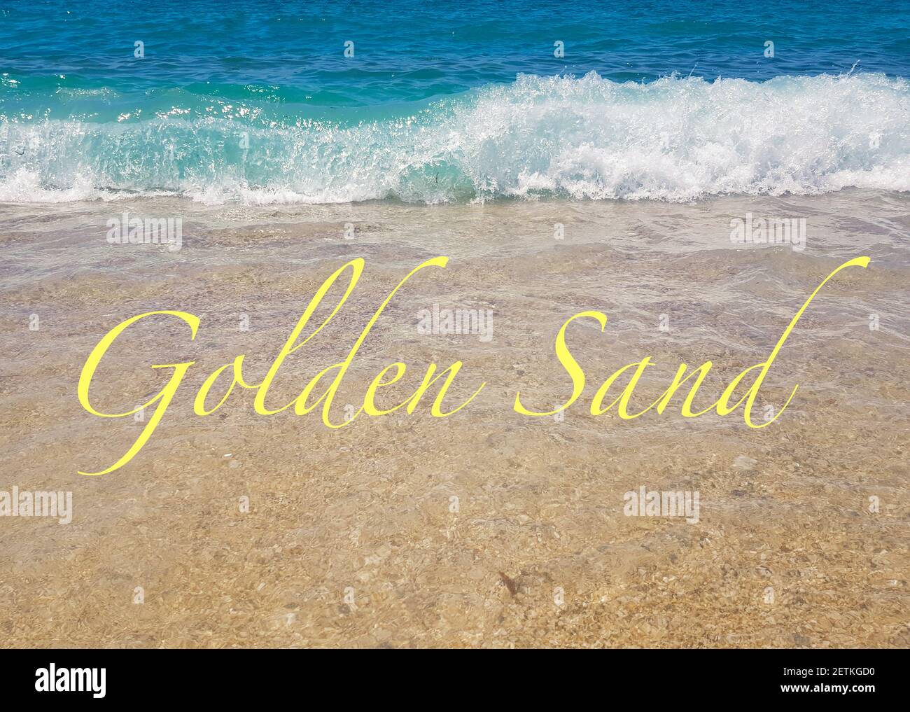 Golden sea beach hi-res stock photography and images - Alamy