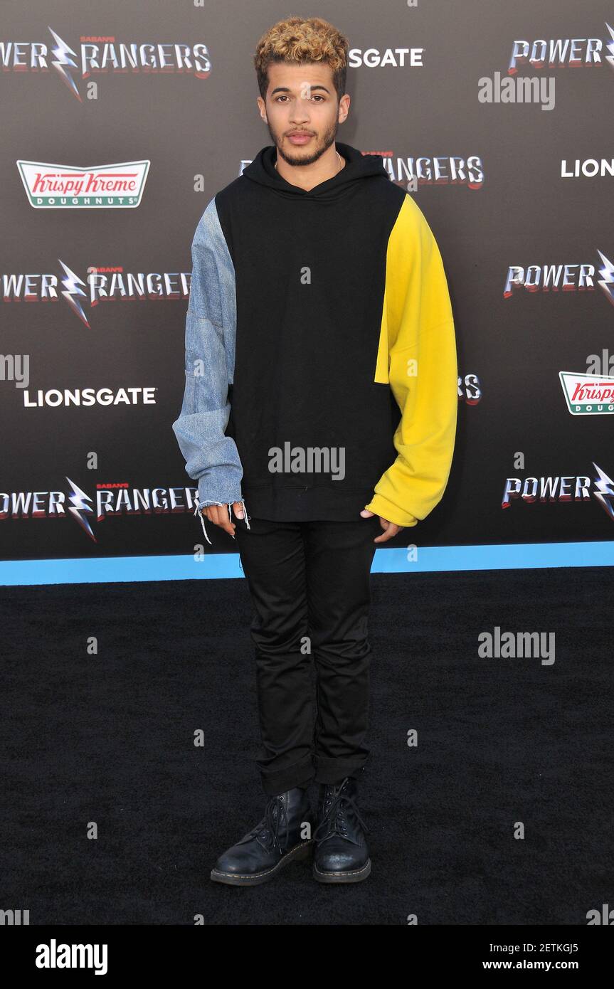 Jordan Fisher arrives at "Saban's Power Rangers" Los Angeles Premiere ...