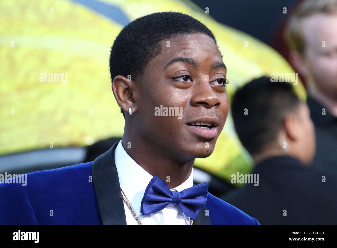 RJ Cyler at the Premiere Of Lionsgate's 'Power Rangers' held at The ...