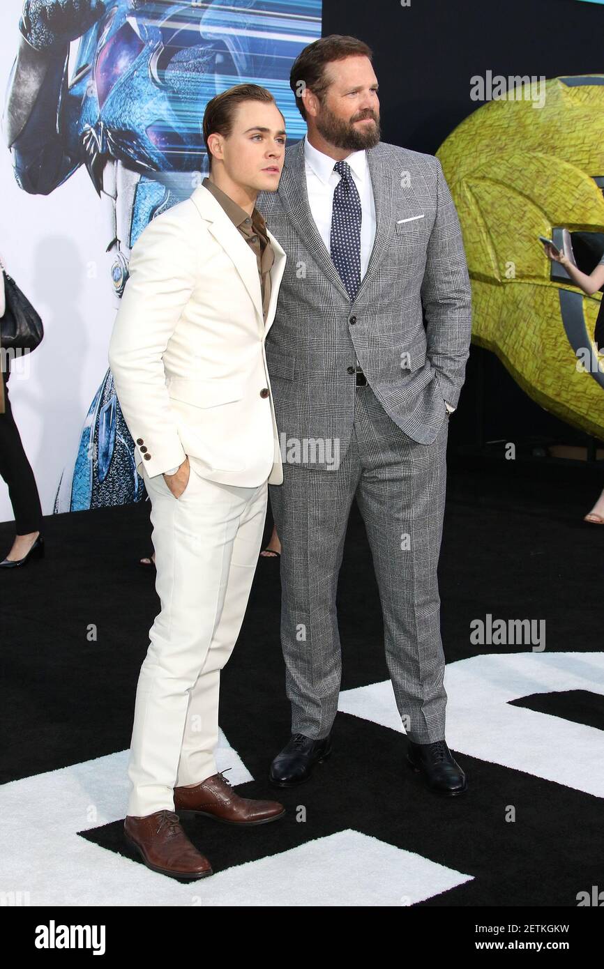 Dacre Montgomery at the Premiere Of Lionsgate's 'Power Rangers' held at ...