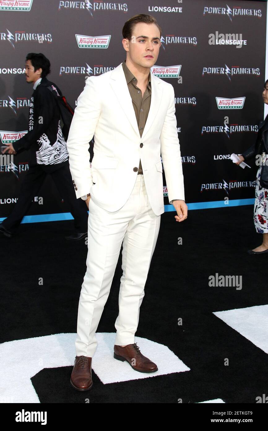 Dacre Montgomery at the Premiere Of Lionsgate's 'Power Rangers' held at ...