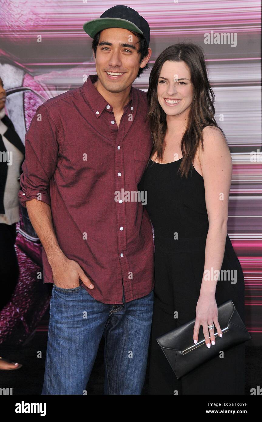 (L-R) Zach King and Rachel Holm arrives at "Saban's Power Rangers" Los ...