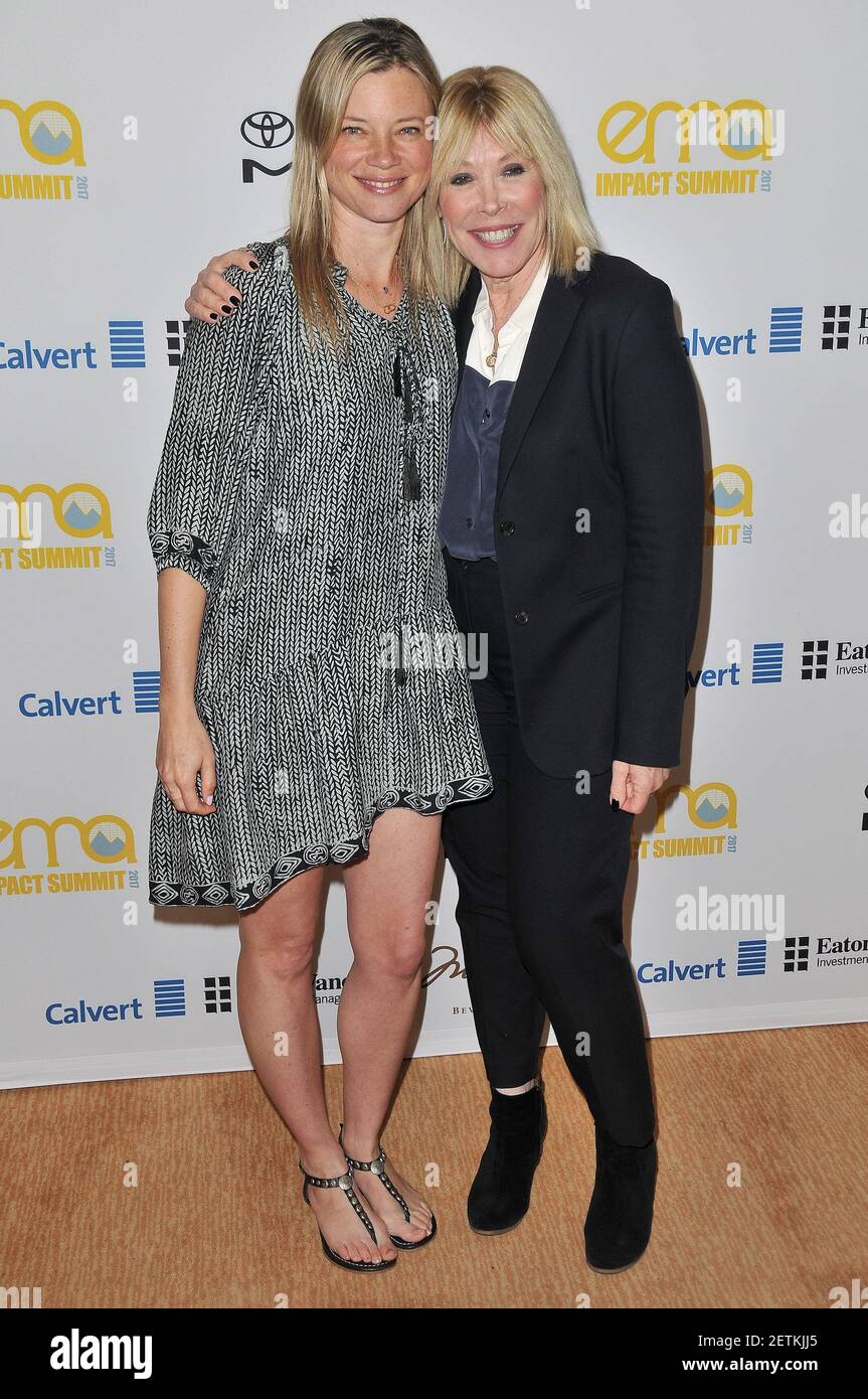 (L-R) Amy Smart and Debbie Levin, President & CEO of EMA at the EMA ...