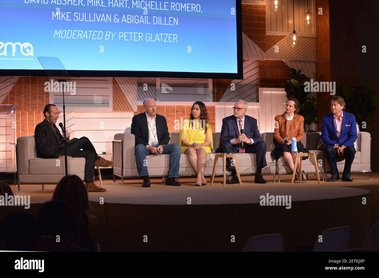 (L-R) Co-founder of SHFT.com/Filmmaker/Moderator Peter Glatzer ...