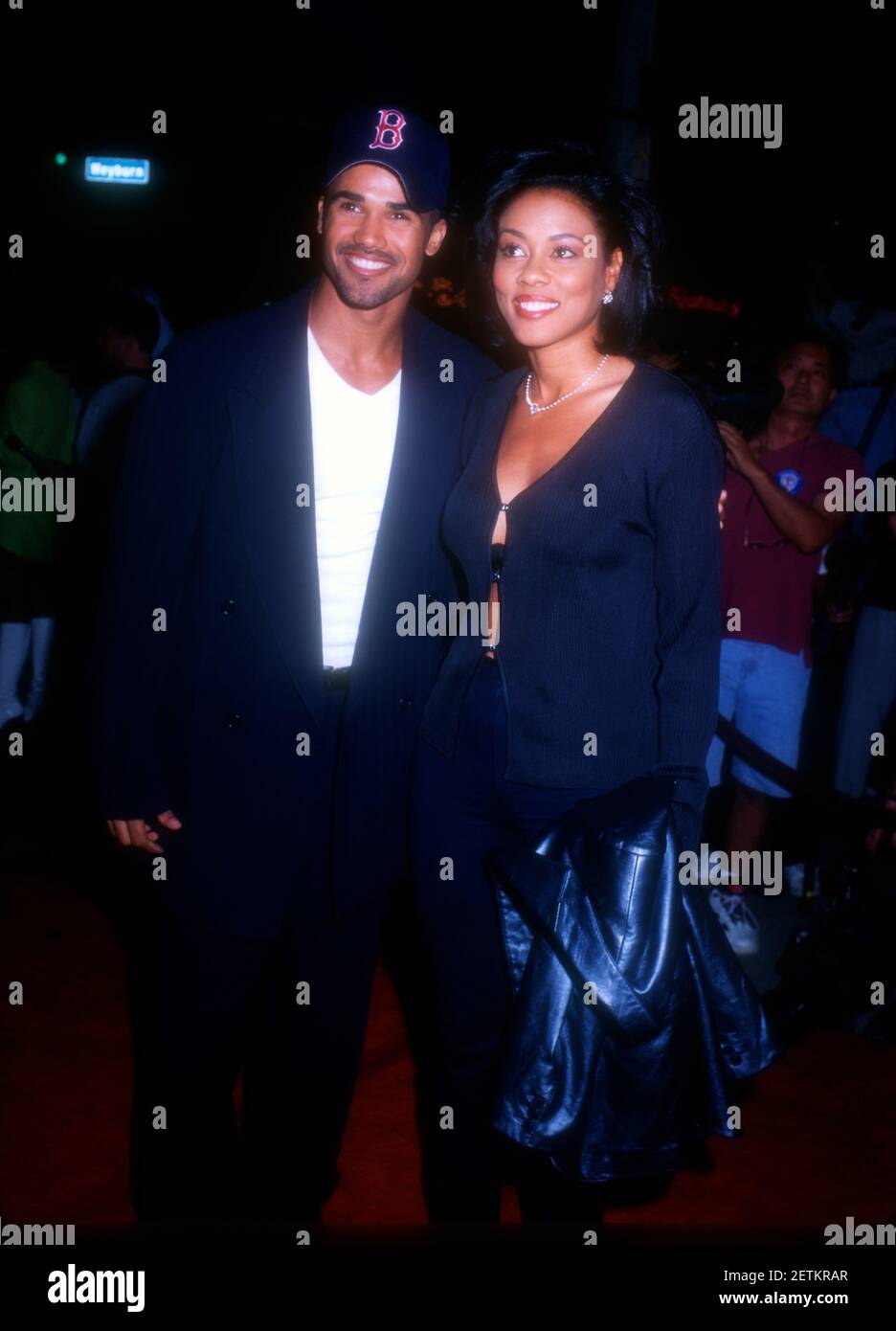 Westwood, California, USA 8th May 1996 Actor Shemar Moore and actress ...