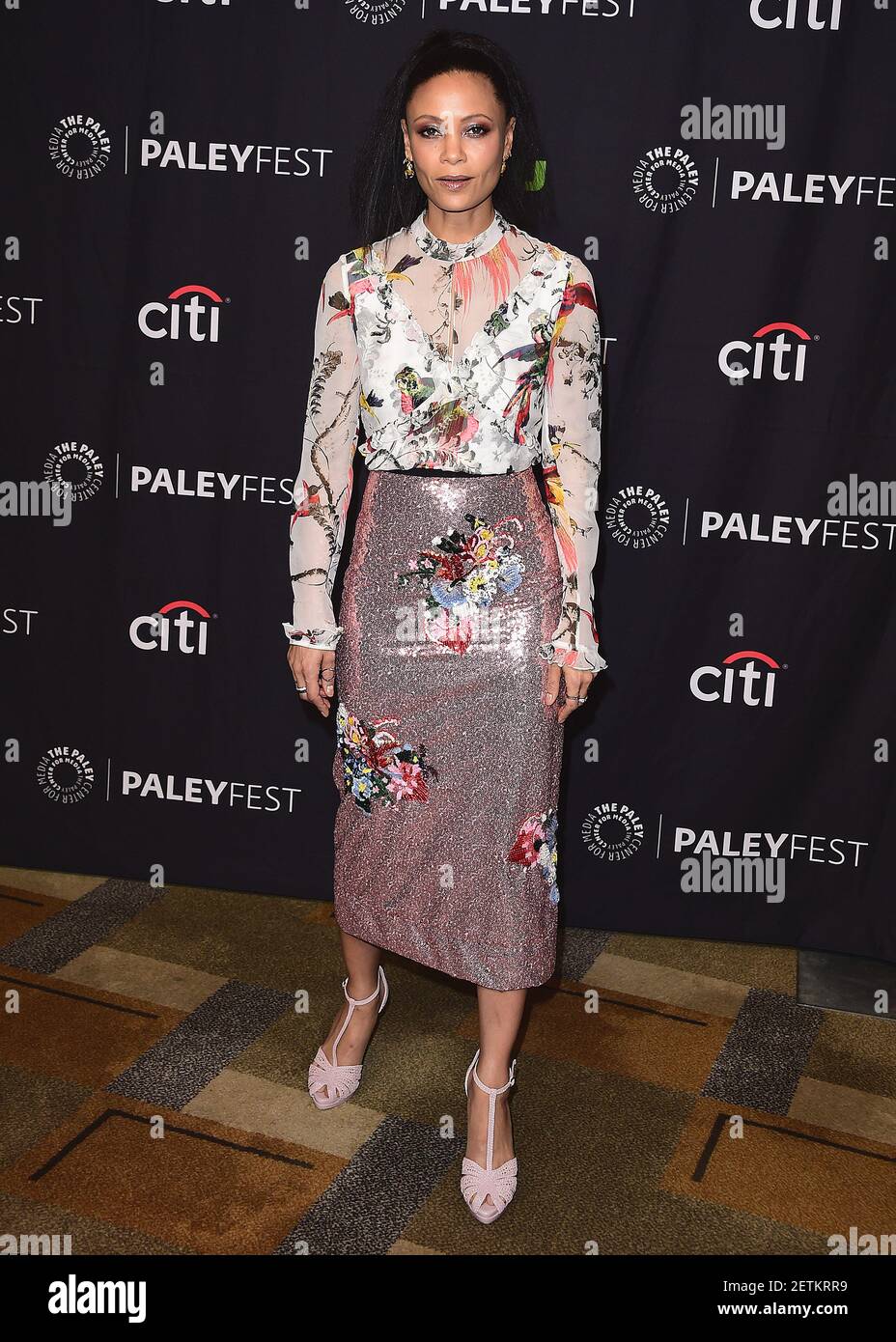 HOLLYWOOD, CA - MARCH 25: Thandie Newton at PaleyFest 2017 - "Westworld ...