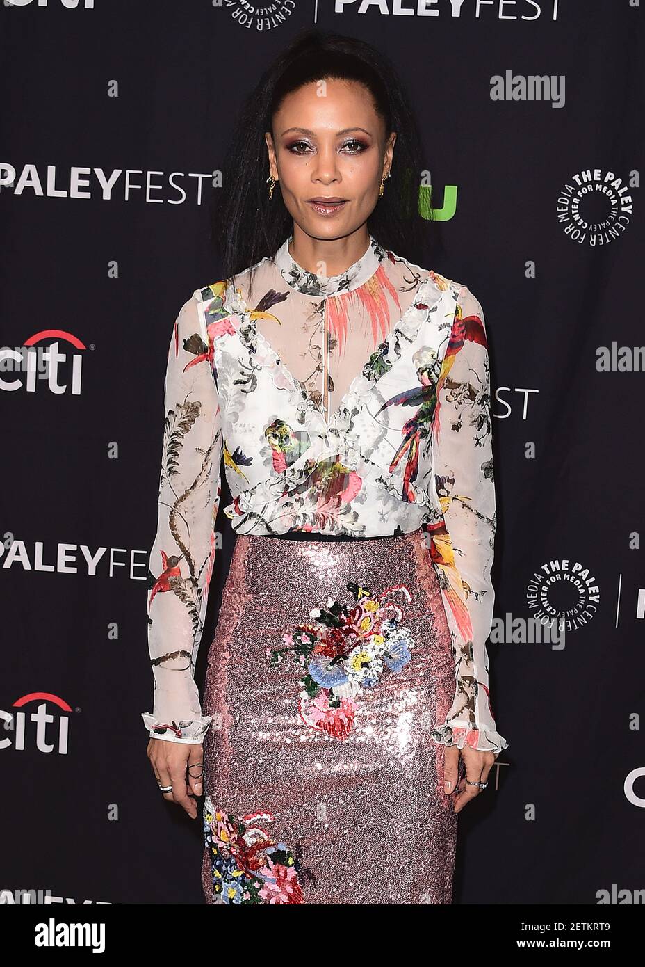HOLLYWOOD, CA - MARCH 25: Thandie Newton at PaleyFest 2017 - "Westworld ...