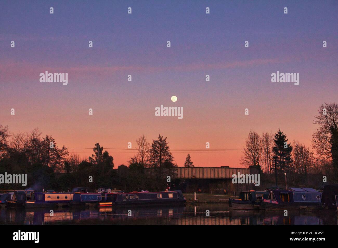 sunset sky, UK 2021 Stock Photo - Alamy