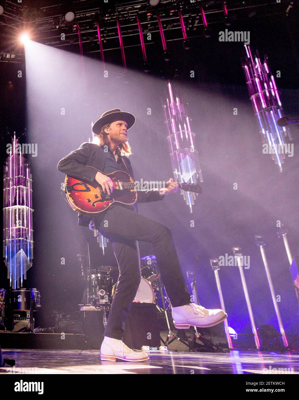 Wesley Keith Schultz of The Lumineers during their Cleopatra World tour ...