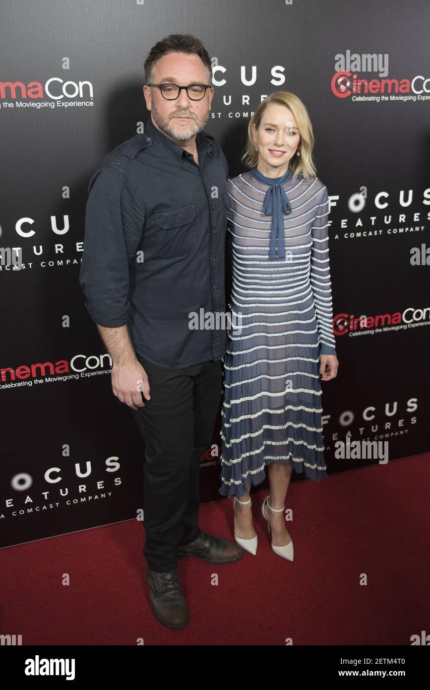 Naomi Watts, right, and Colin Trevorrow arrive to the Focus Features ...