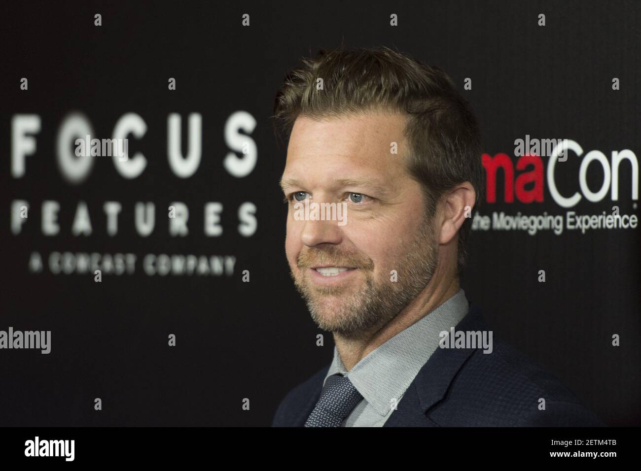 David Leitch arrives to the Focus Features red carpet during CinemaCon ...