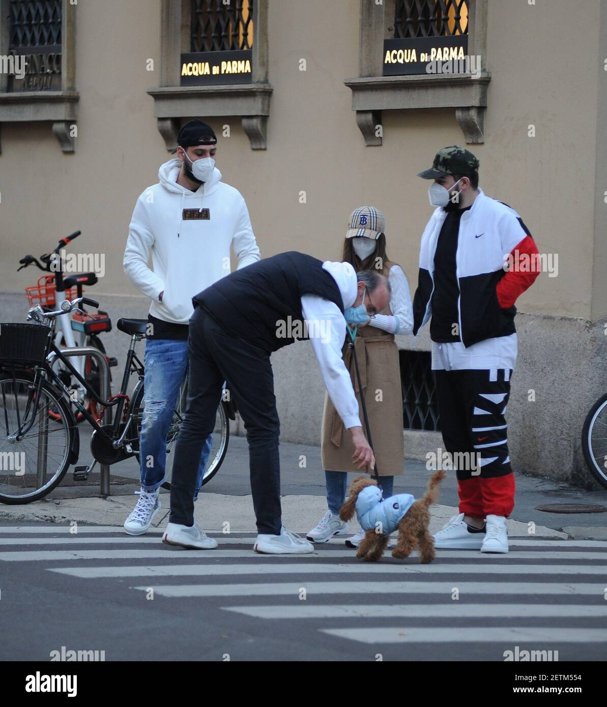 Milan, Gianluigi Donnarumma and girlfriend Alessia Elefante in the ...