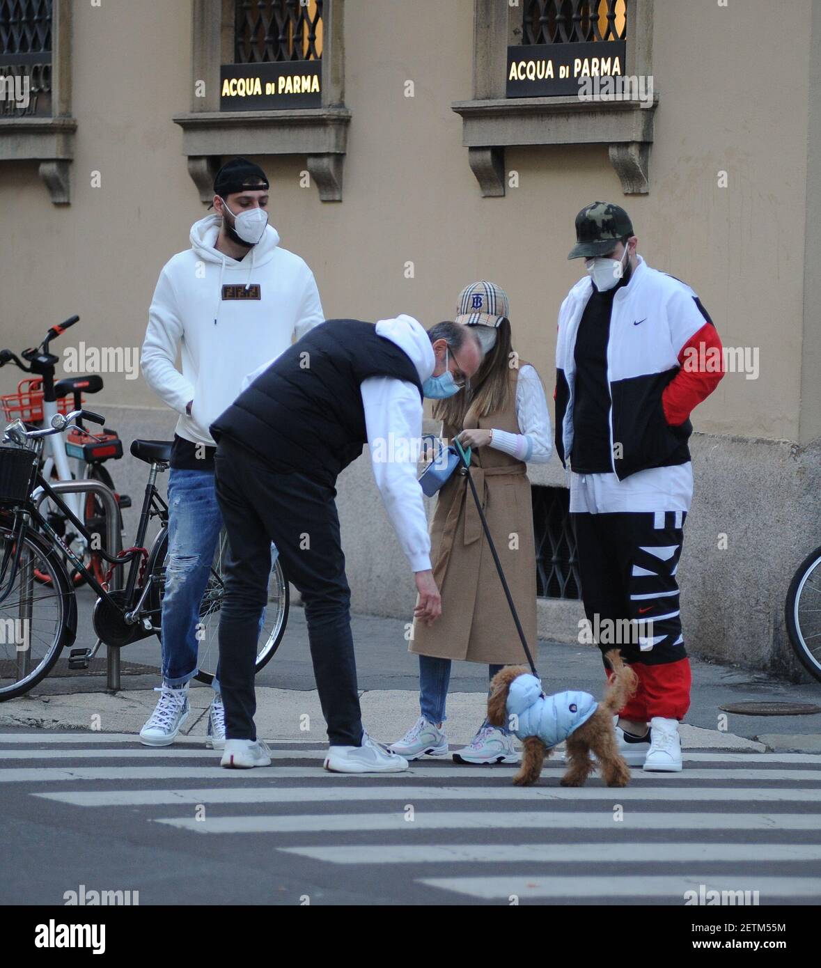 Milan, Gianluigi Donnarumma and girlfriend Alessia Elefante in the ...
