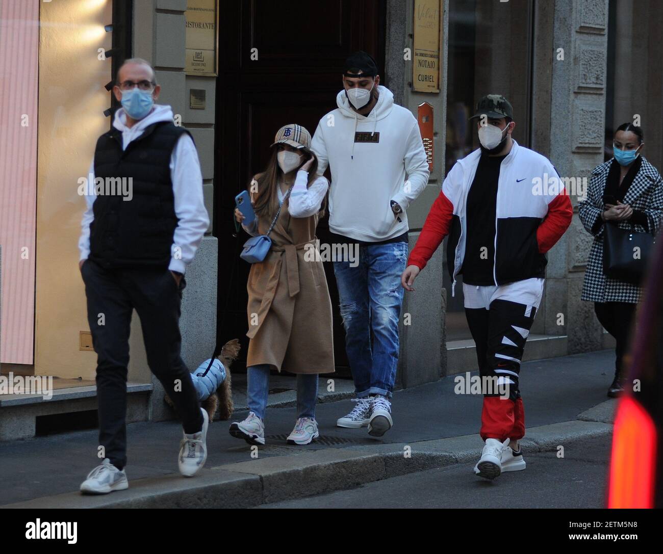 Milan, Gianluigi Donnarumma and girlfriend Alessia Elefante in the ...